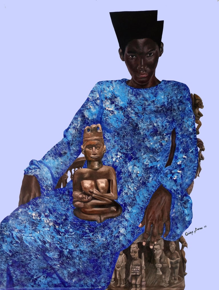 Bukola Orioye - Embrace Black For Sale at 1stDibs