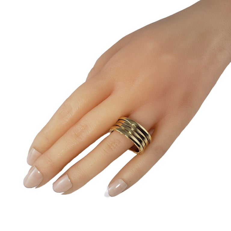 Bulgari Karat Yellow Gold B. Zero 1 Band Ring For Sale at 1stDibs