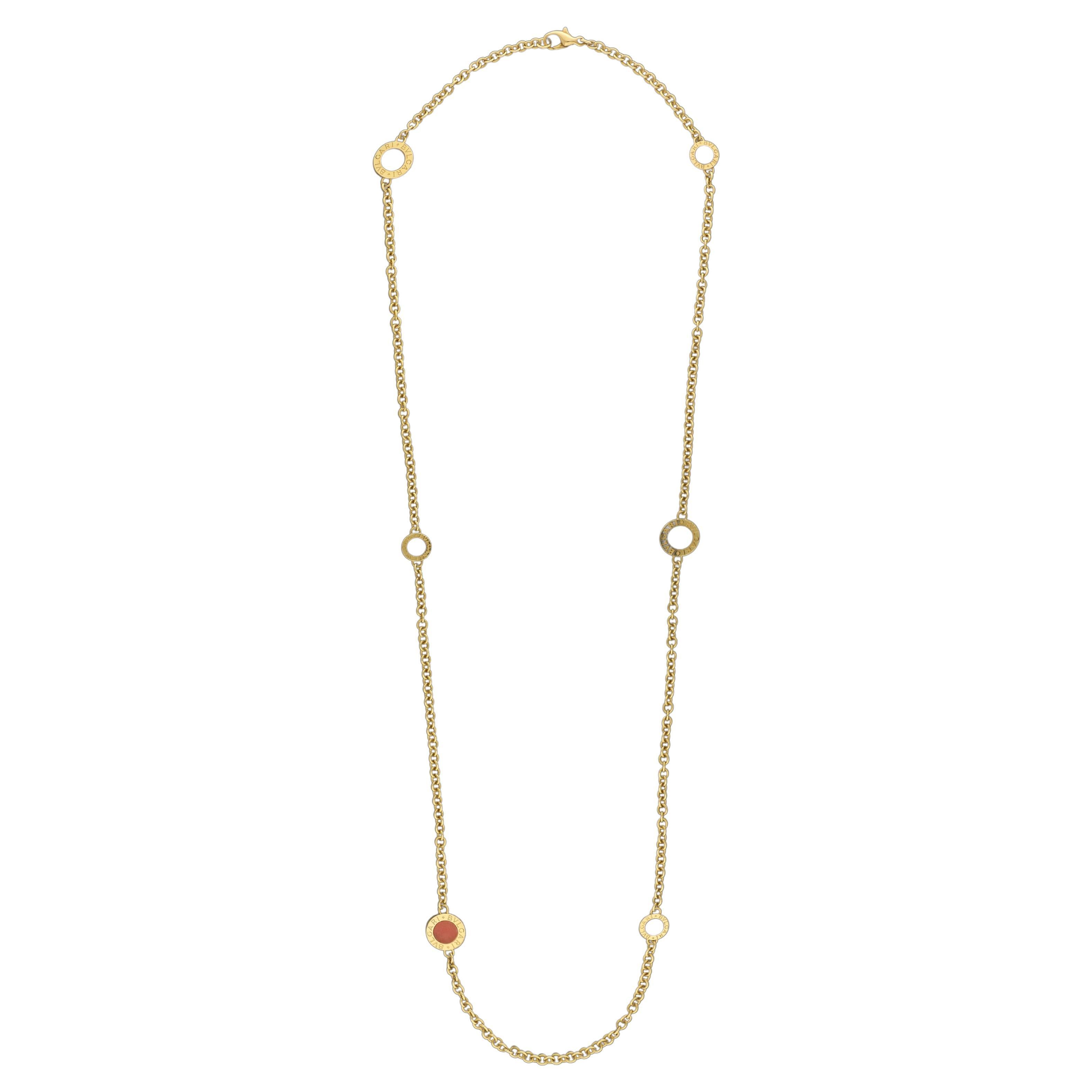 BULGARI Long Chain Necklace at 1stDibs