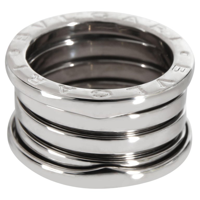 Bulgari B Zero 1 Ring in 18K White Gold For Sale at 1stDibs