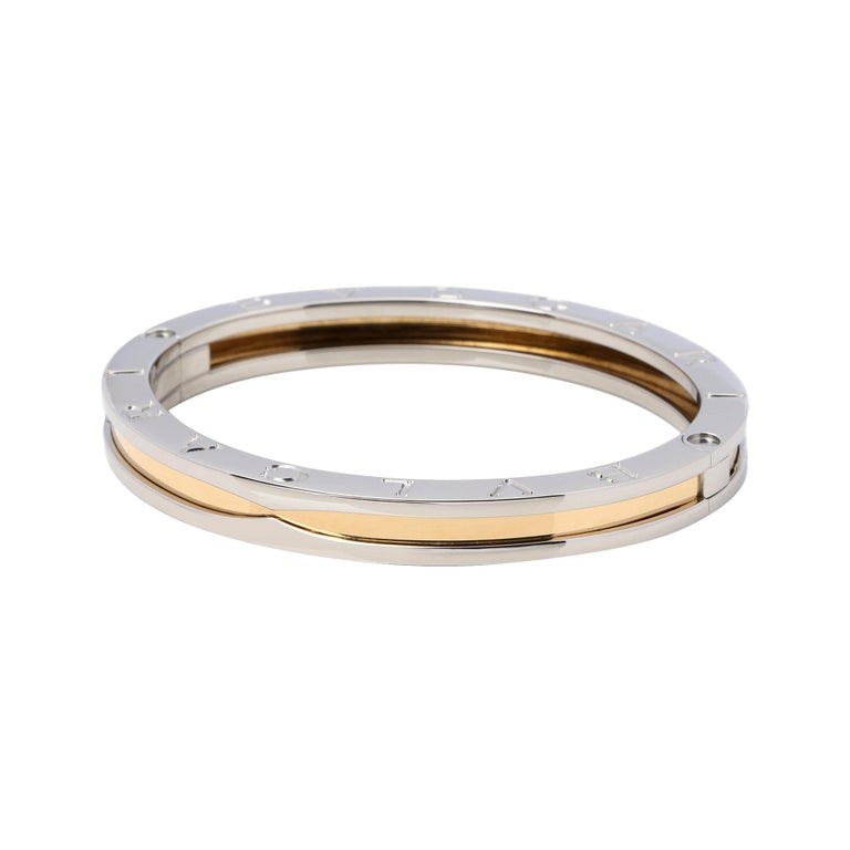 Bulgari B Zero 1 Steel and Gold Bangle at 1stDibs