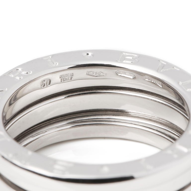 Bulgari B Zero 1 Three-Row Band Ring For Sale at 1stDibs
