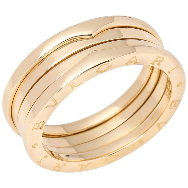 Bulgari B Zero 1 Three-Row Band Ring at 1stDibs