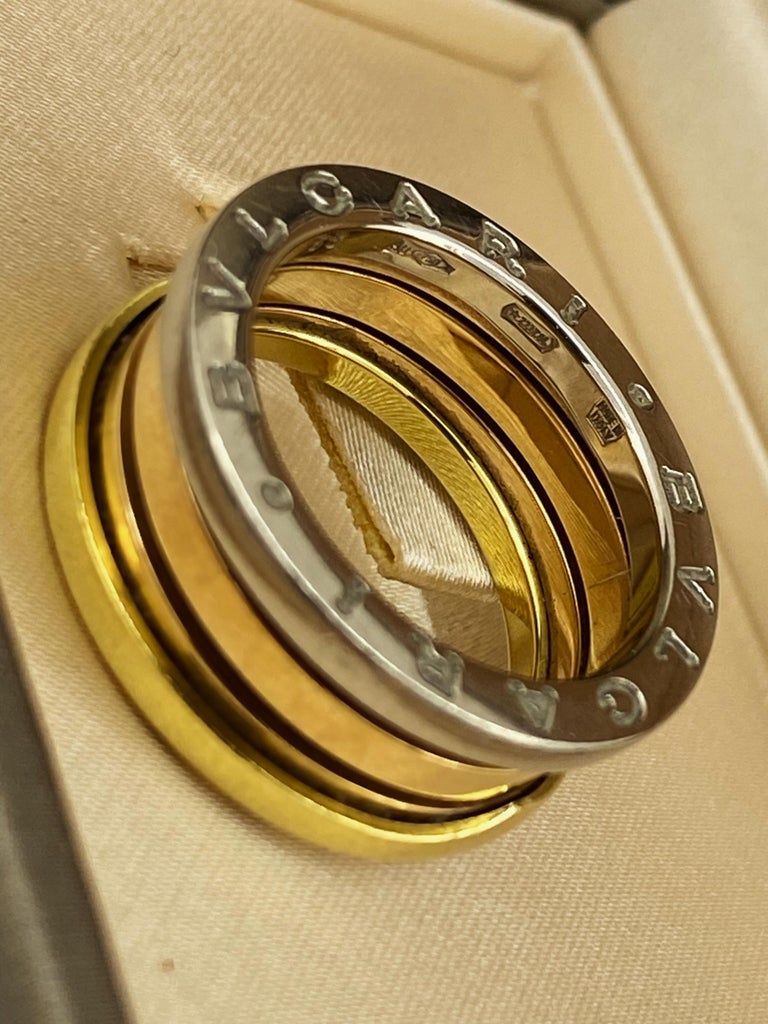 Bulgari (BVLGARI) B.Zero1 18K Tri-Colour Gold Band / Ring Bulgari (BVLGARI) B.Zero1 18K Tri-Colour Gold Band / Ring