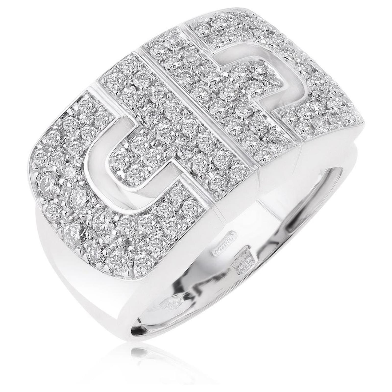 Bulgari Diamond Parentesi Revolution Ring For Sale at 1stDibs