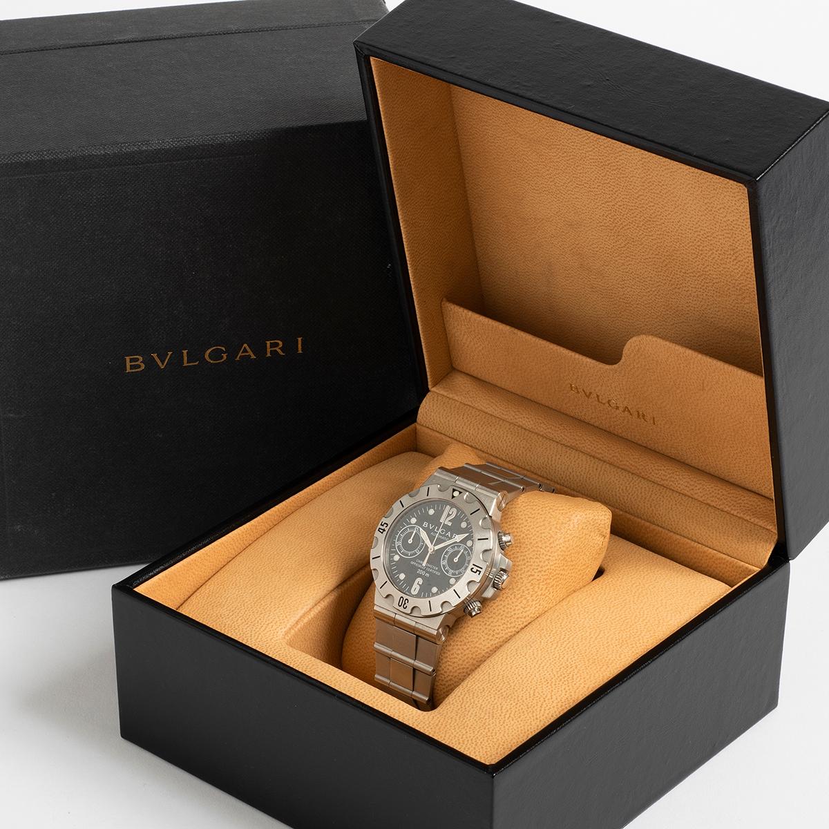 Bulgari / Bvlgari Scuba Chronograph Wristwatch Ref SC38S, Iconic Design ...