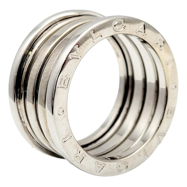 bulgari ring silver
