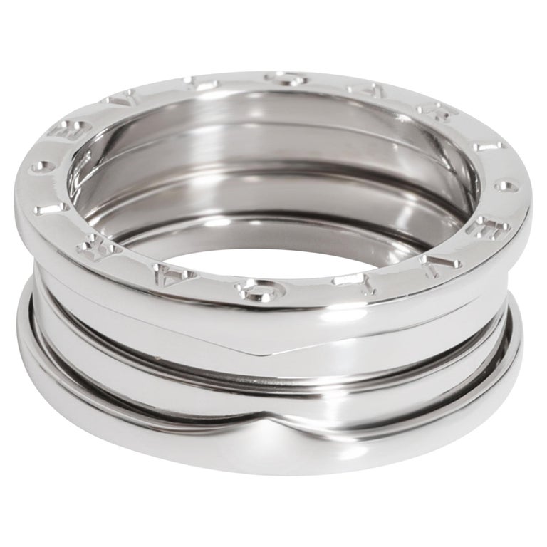Bulgari B.Zero1 Three-Band Ring in 18kt White Gold For Sale at 1stDibs