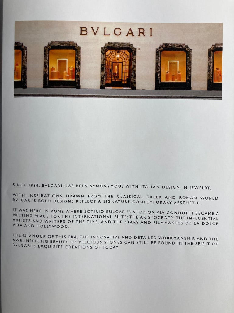 Bulgari Catalog, Jewelry and Watches Collection 2011 For Sale at 1stDibs