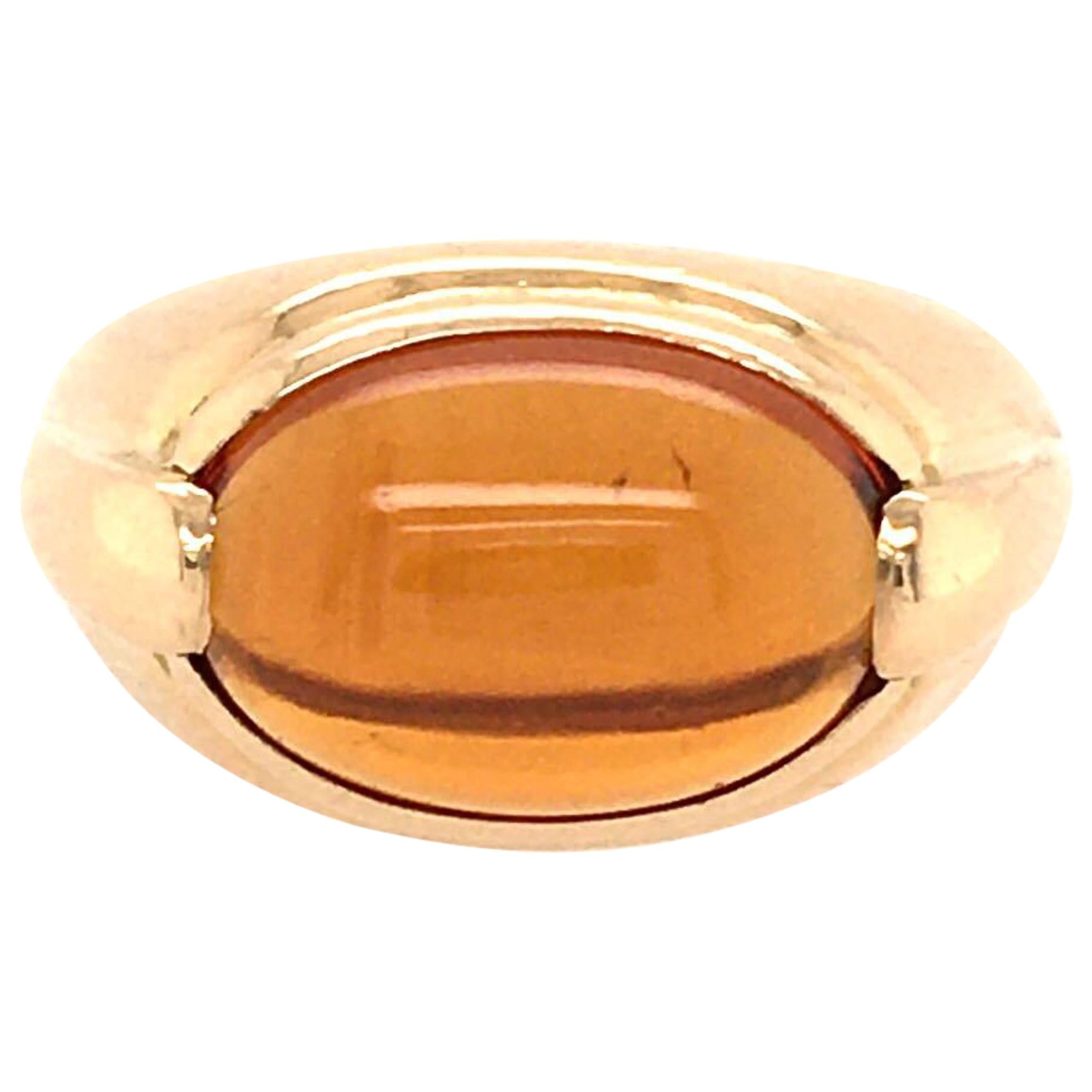 Bulgari Citrine and Gold Ring at 1stDibs | bulgari citrine ring