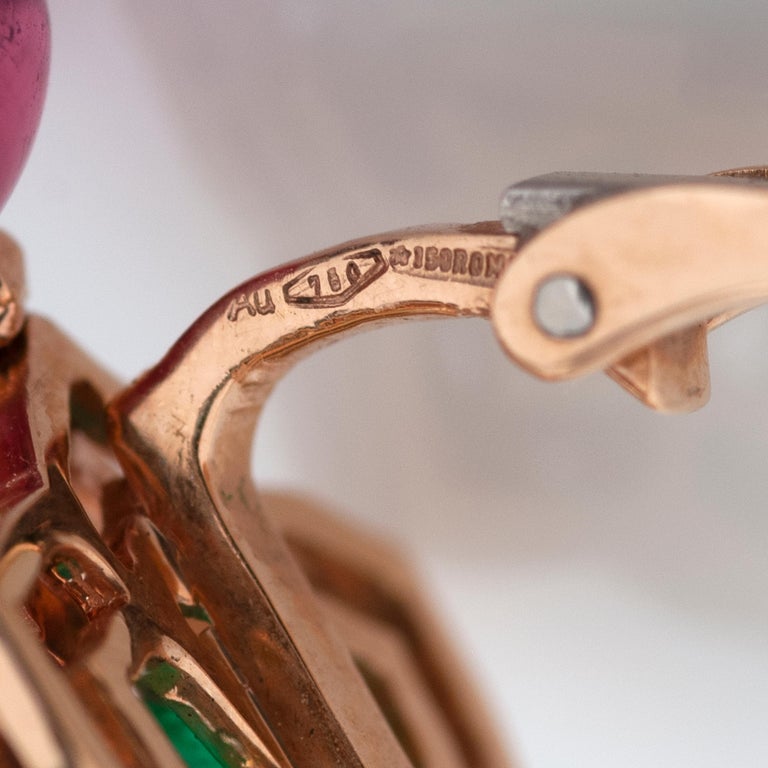 Bulgari Color Treasures Collection Diamond and Multi-Gemstone Earrings ...