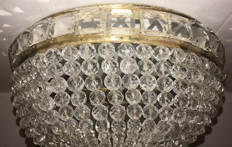 Set of Beaded Crystal Light Fixture, Sold Individually For Sale at 1stDibs