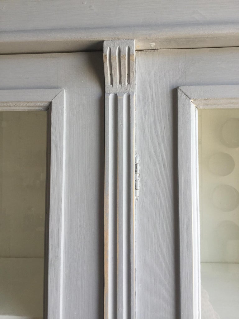 Antique Euro Grey Hutch at 1stDibs