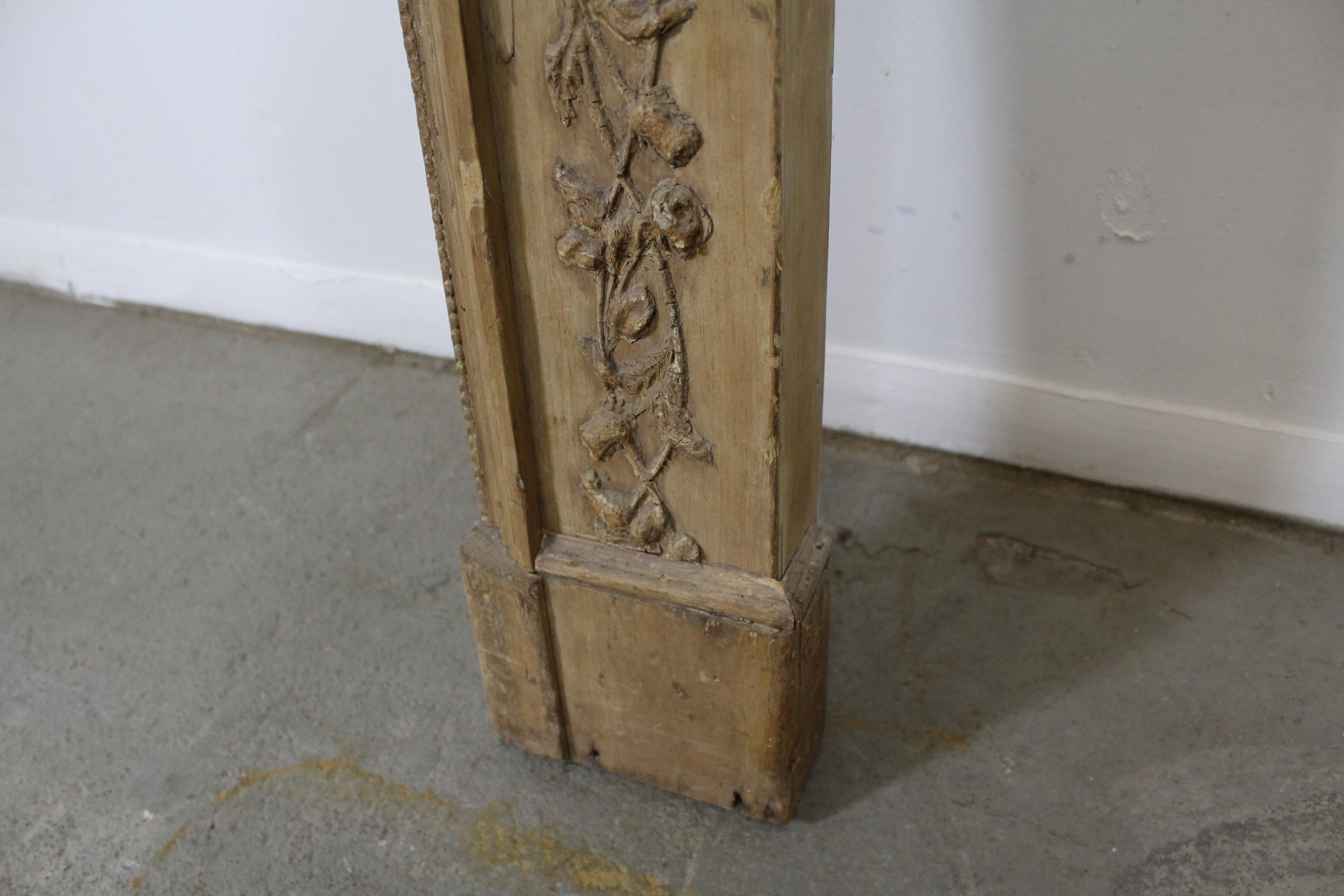 Antique Carved French Country Fireplace Mantel at 1stDibs | french ...