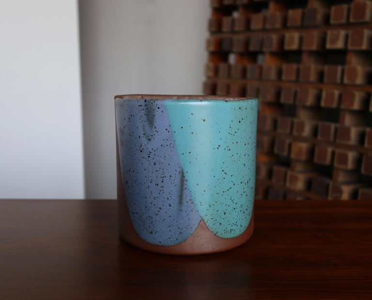 Rare David Cressy "Flame Glaze" Planter for Architectural Pottery at ...