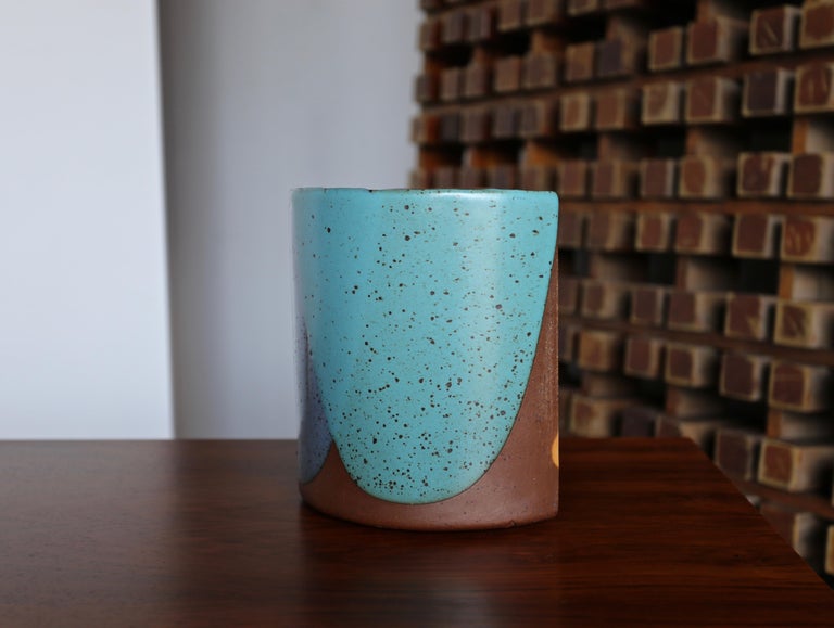 Rare David Cressy "Flame Glaze" Planter for Architectural Pottery at ...