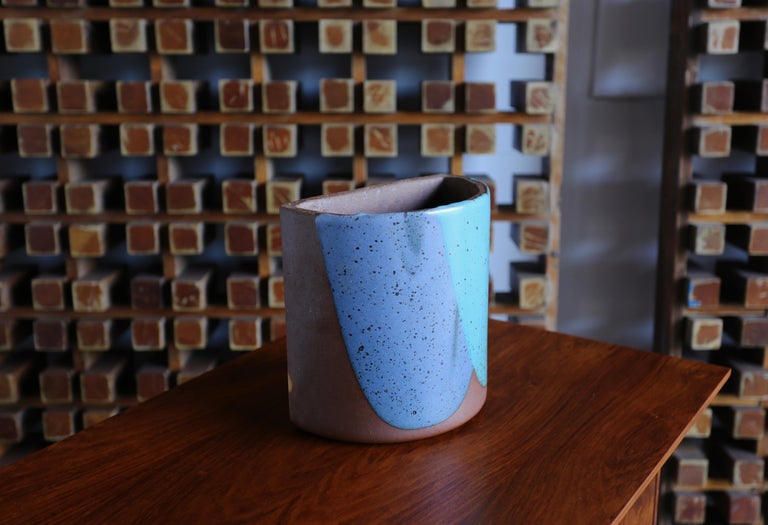 Rare David Cressy "Flame Glaze" Planter for Architectural Pottery at ...