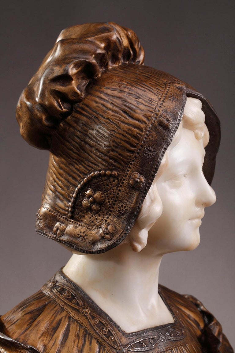 Early 20th Century Art Deco Portrait Bust by Affortunato Gory (1895 ...