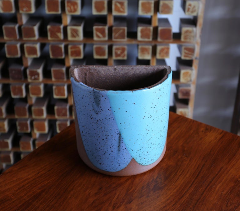 Rare David Cressy "Flame Glaze" Planter for Architectural Pottery at ...