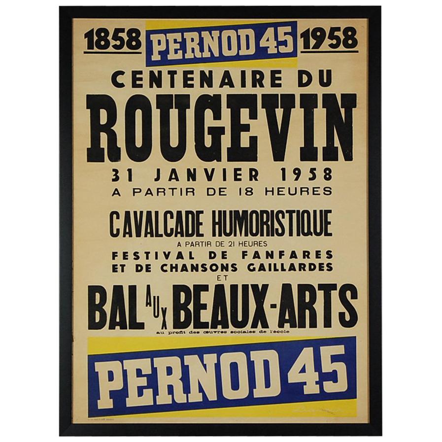 Pernod Poster - 4 For Sale on 1stDibs