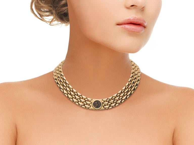 Bulgari Monete Ancient Coin Necklace For Sale at 1stDibs