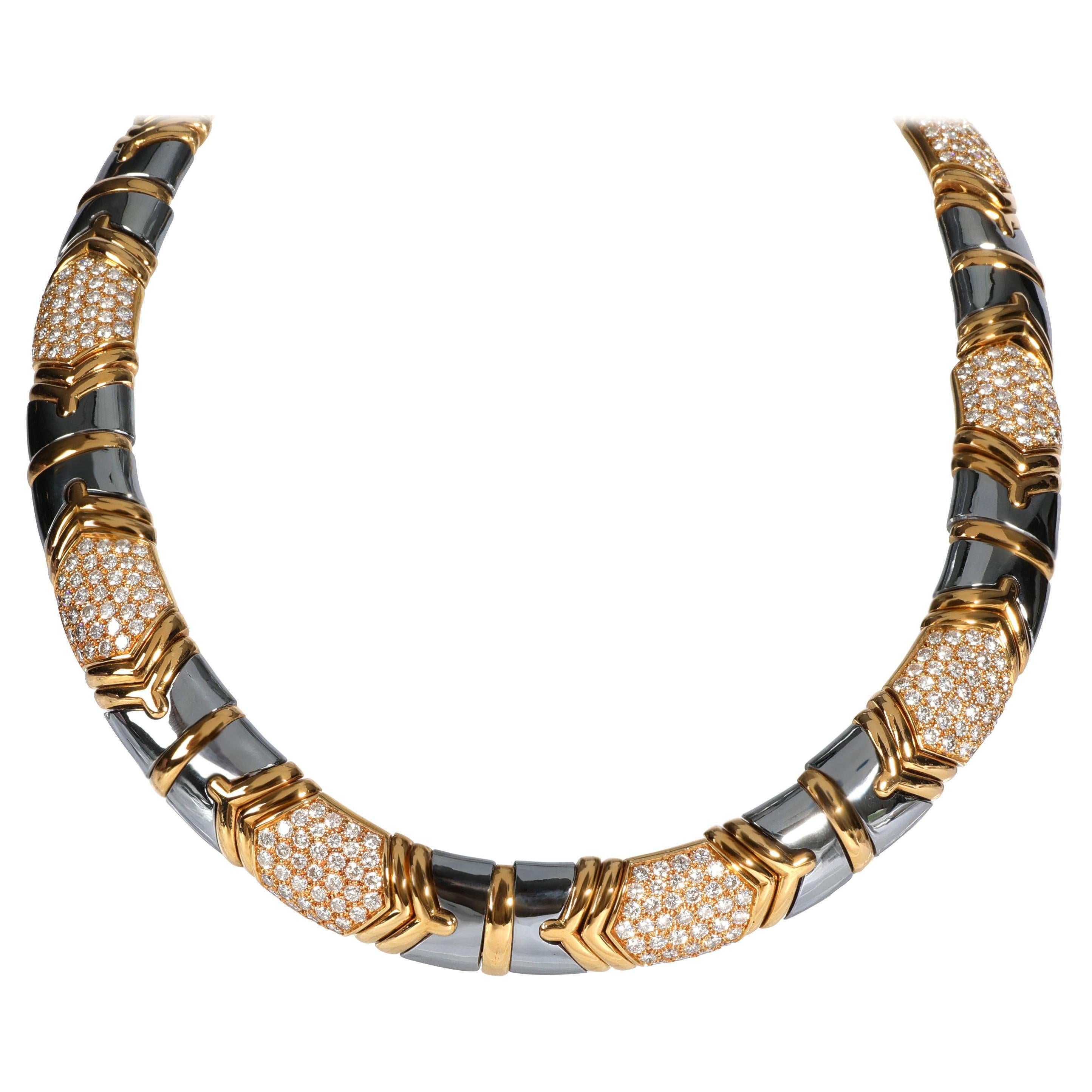 Tabbah Diamond Jewellery Necklace and Earrings Suite 11.51 total carats ...