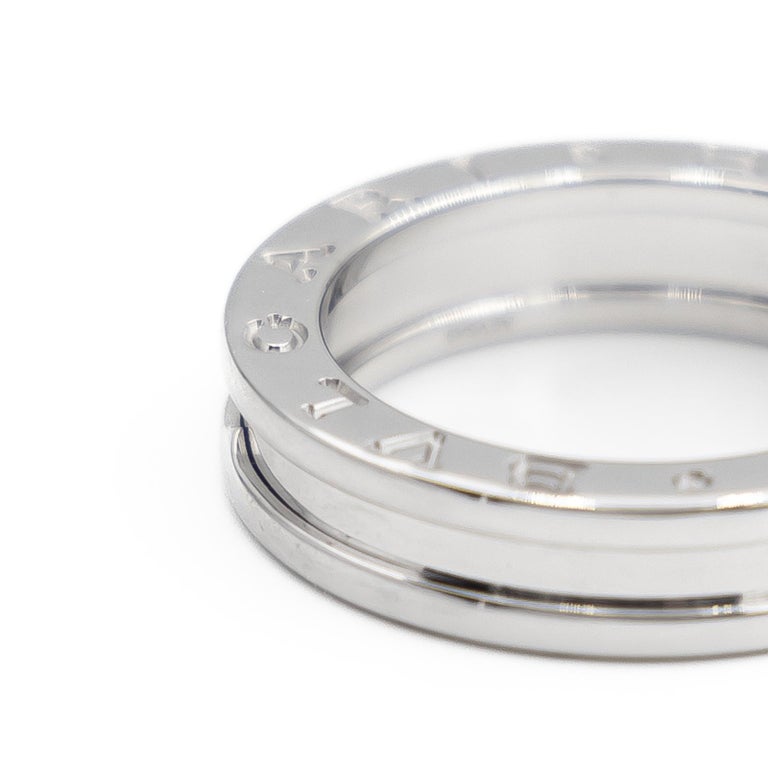 Bulgari Ring B.Zéro1 White Gold For Sale at 1stDibs