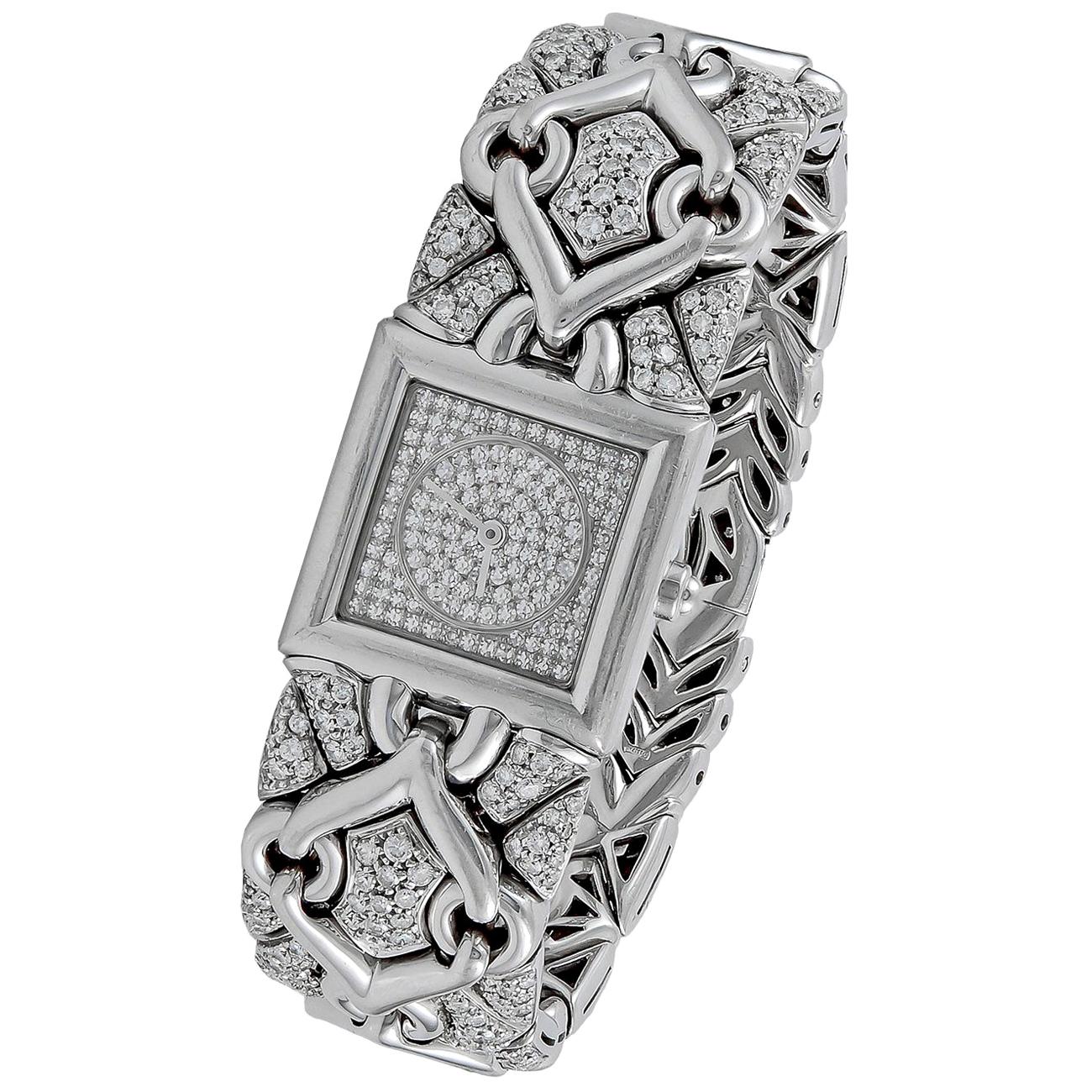 ENIGMA BY BULGARI Yellow Gold Greek Triangle Watch at 1stDibs