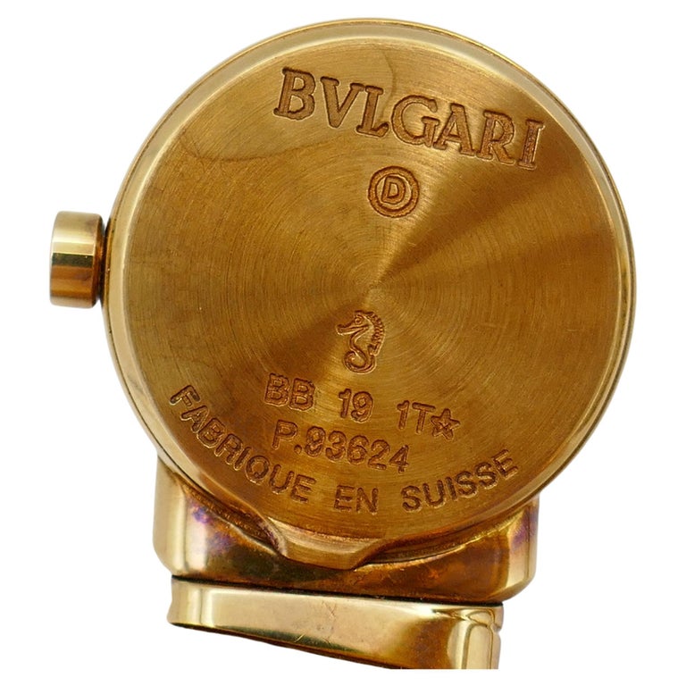 Bulgari Tubogas Gold Wrap Watch For Sale at 1stDibs