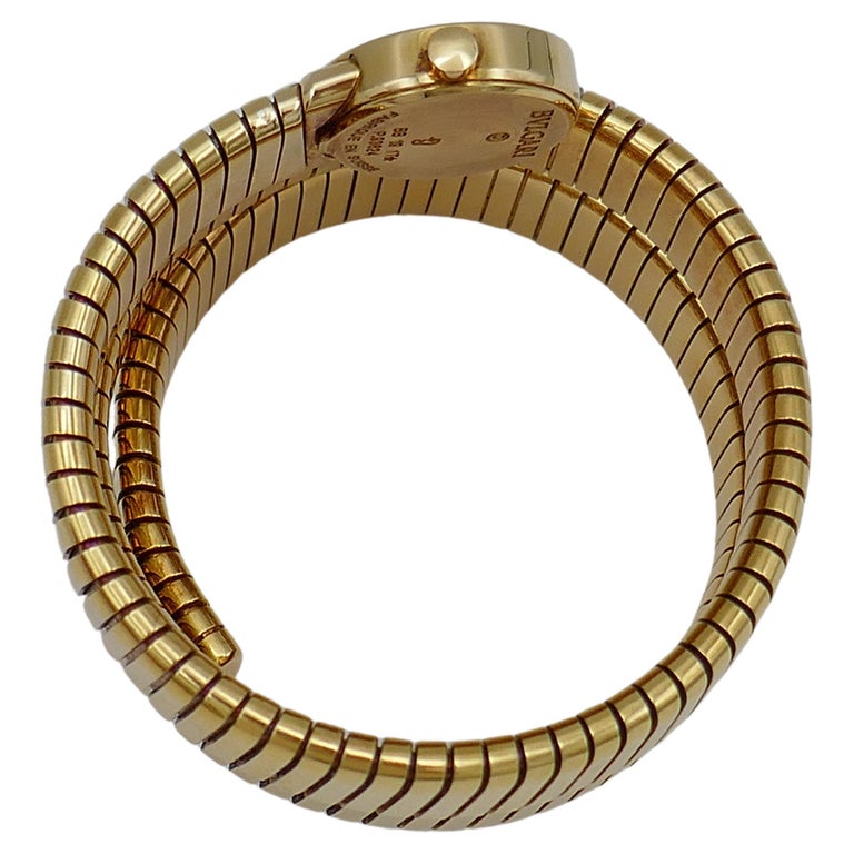 Bulgari Tubogas Gold Wrap Watch For Sale at 1stDibs