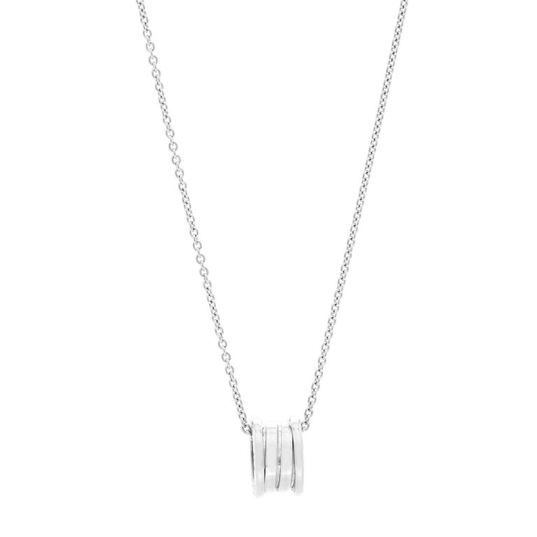 Bulgari Zero 1 White Gold Pendant Necklace at 1stDibs