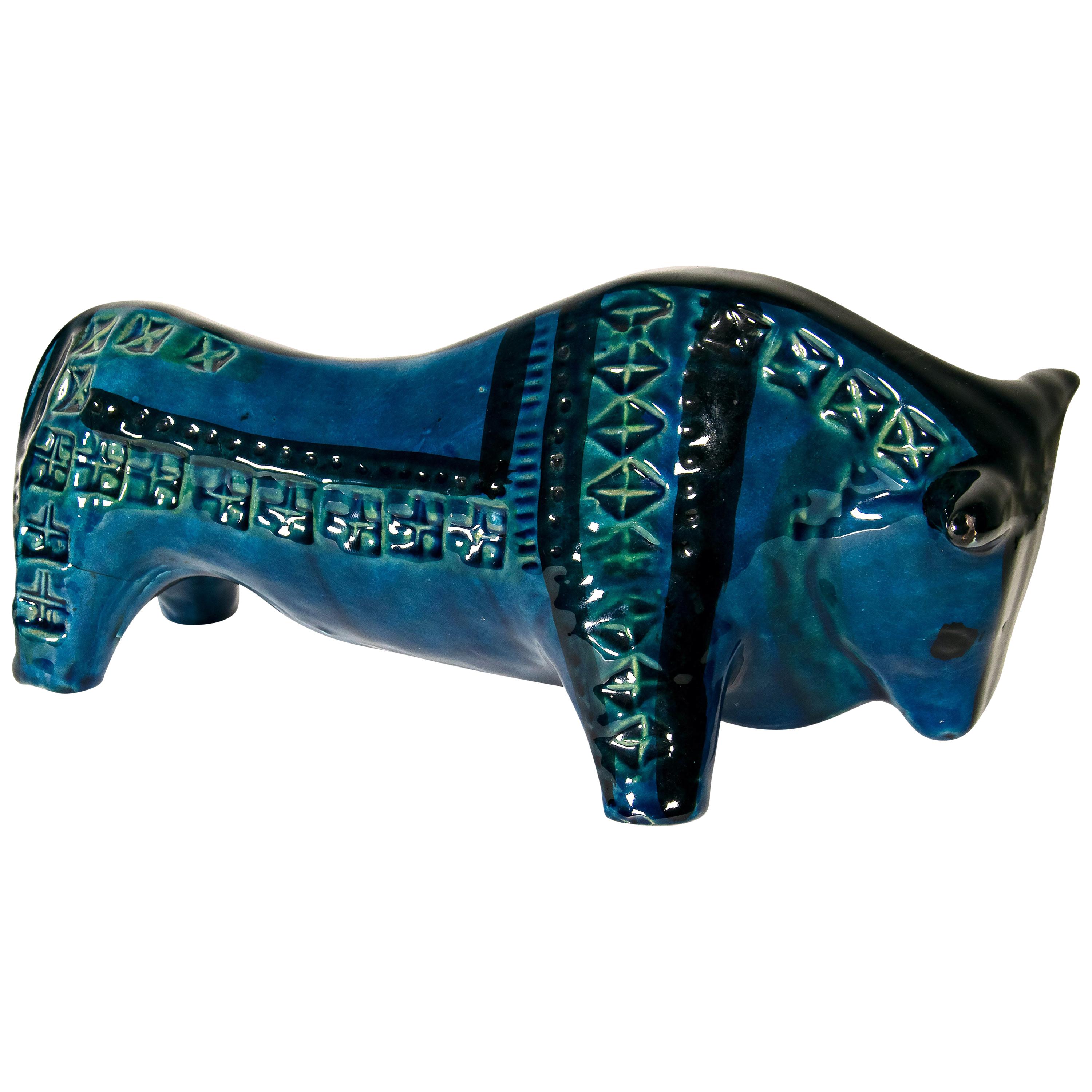 Bitossi Ceramic Bull at 1stDibs