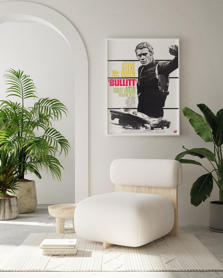 Bullitt 1968 FRENCH MOYENNE Film Movie Poster, MICHEL LANDI En vente ...