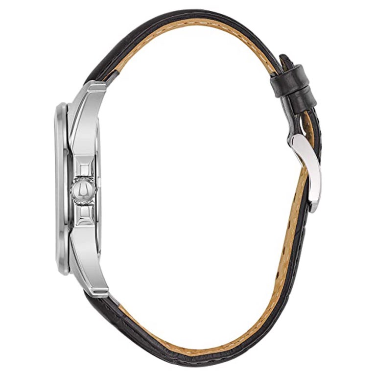 Bulova Precisionist Stainless Steel Date Blue Dial Quartz Mens Watch ...