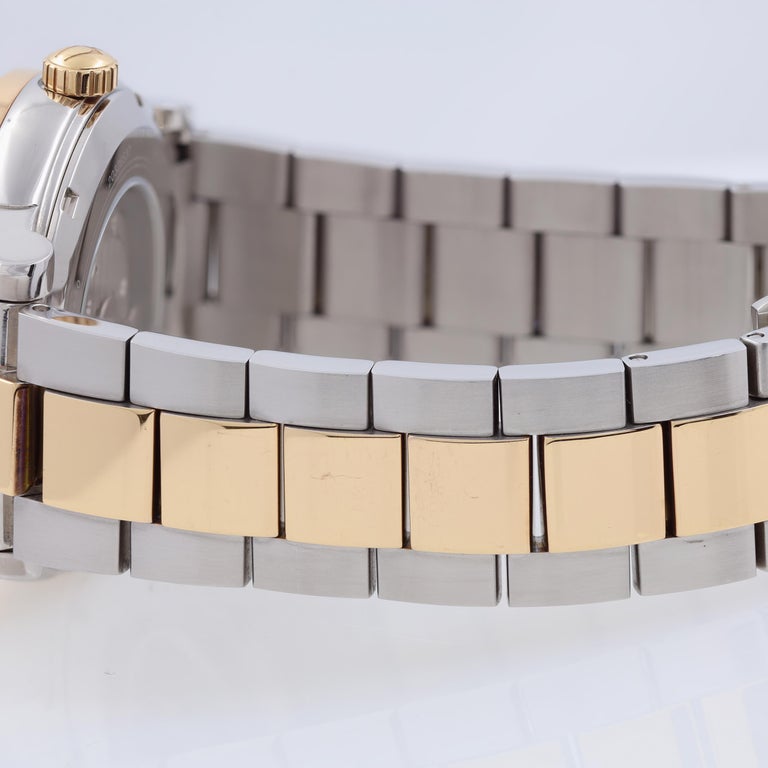 Bulova Two-Tone Stainless Steel Brown Dial Automatic Mens Watch 98A140 ...