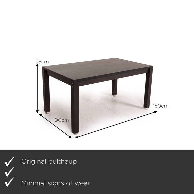 Bulthaup Corpus Dining Table Dark Brown Brown Table For Sale at 1stDibs