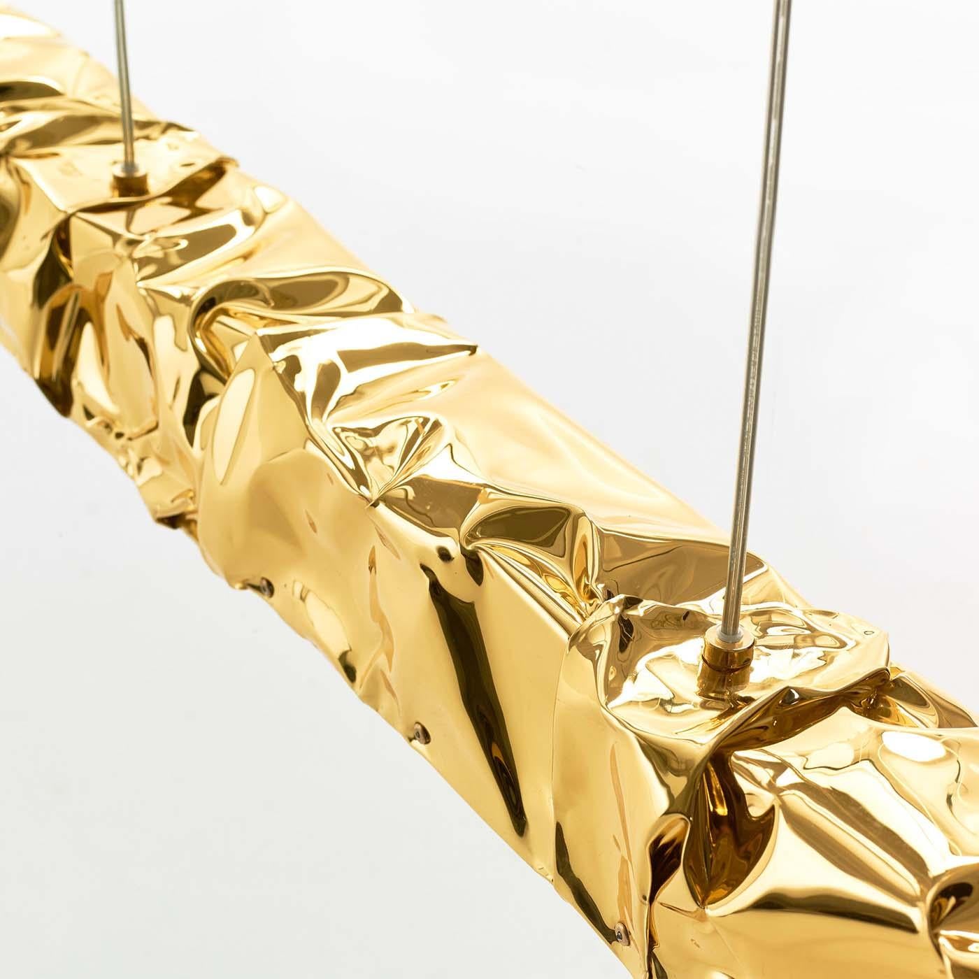 Bumpy Gold Suspension at 1stDibs