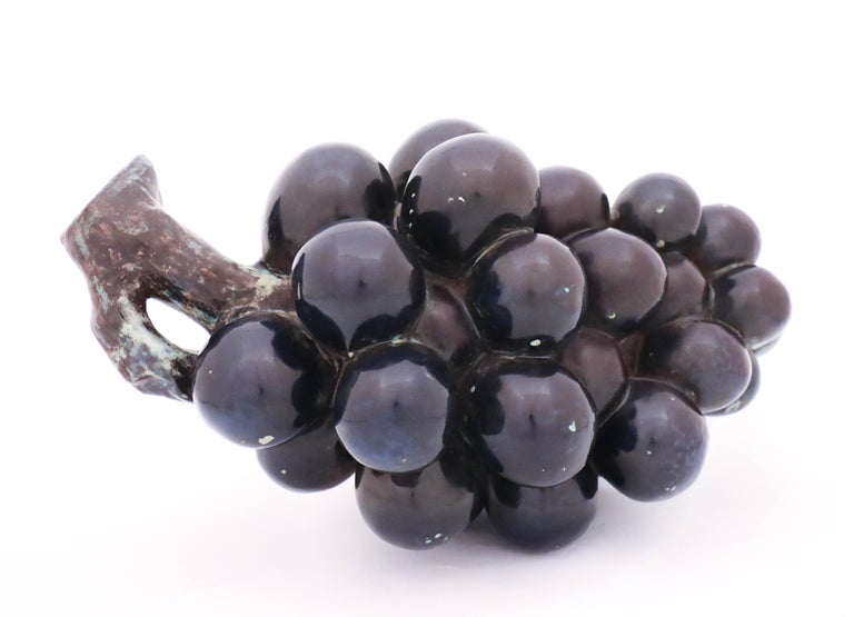 Bunch of Grapes, Ceramics by Hans Hedberg, Biot, France For Sale at 1stDibs