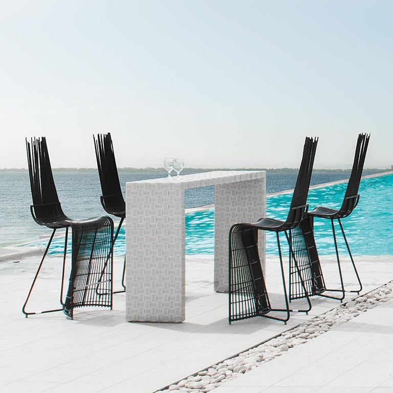 Bundle Bar Stool in Black or Red Finish For Sale at 1stDibs | bundlebar