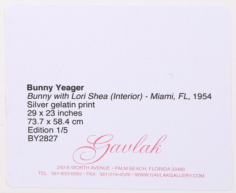 Bunny Yeager - Bunny with Lori Shea (Interior) For Sale at 1stDibs