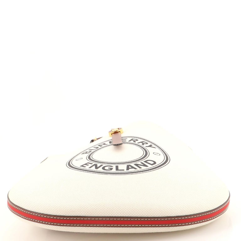 Burberry Anne Logo Shoulder Bag Printed Canvas and Leather For Sale at ...