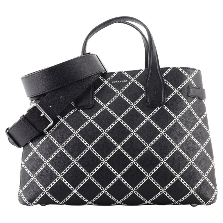 Burberry Banner NM Tote Printed Leather Medium For Sale at 1stDibs