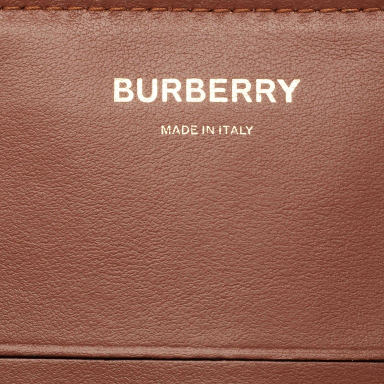 Burberry Beige/Brown TB-Print Coated Canvas Ottis Bridle Wallet on ...