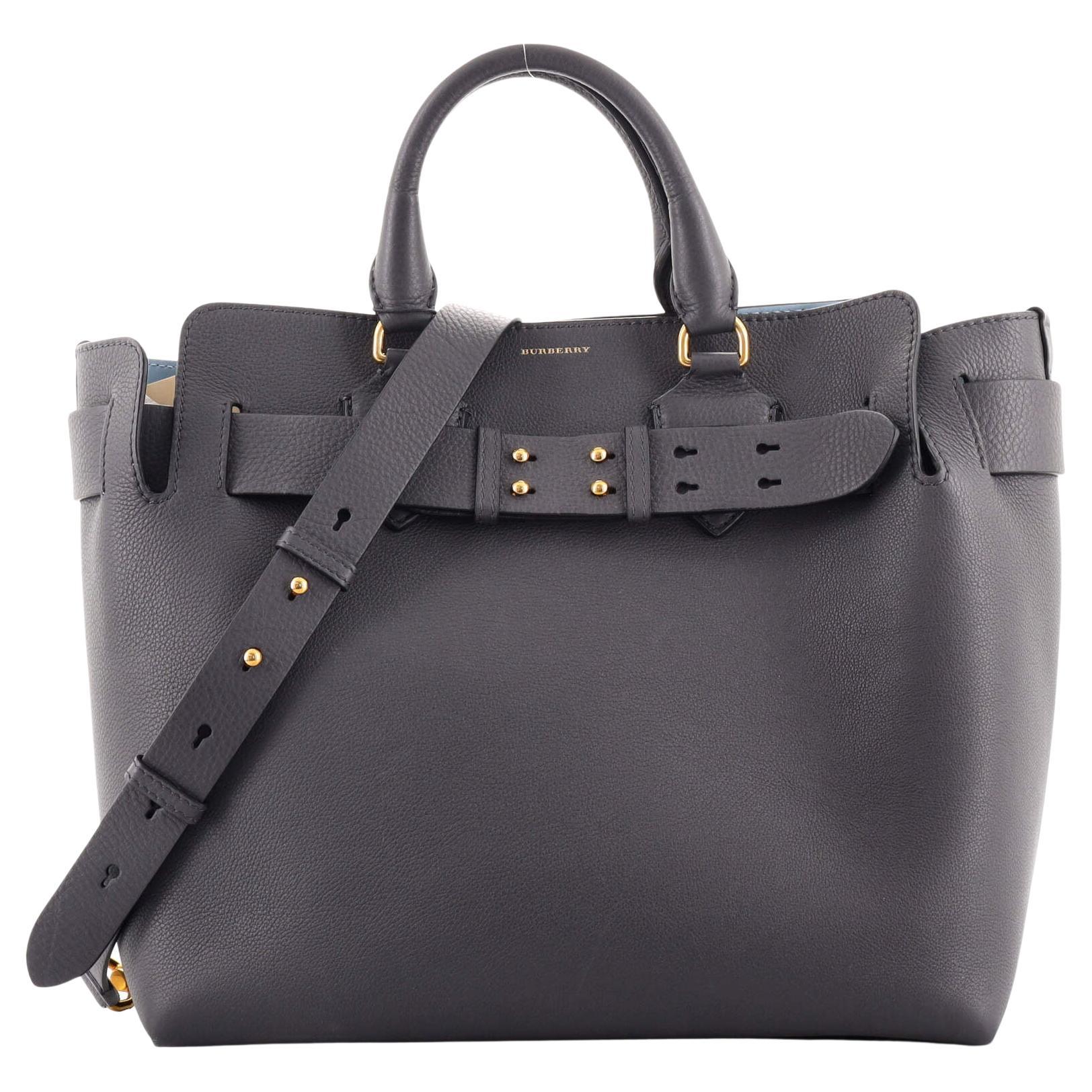 Burberry Dewsbury Convertible Tote Heritage Grained Leather Medium For ...