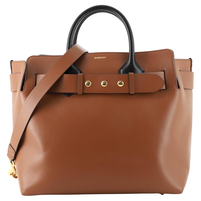 Burberry Belt Tote Leather Medium at 1stDibs