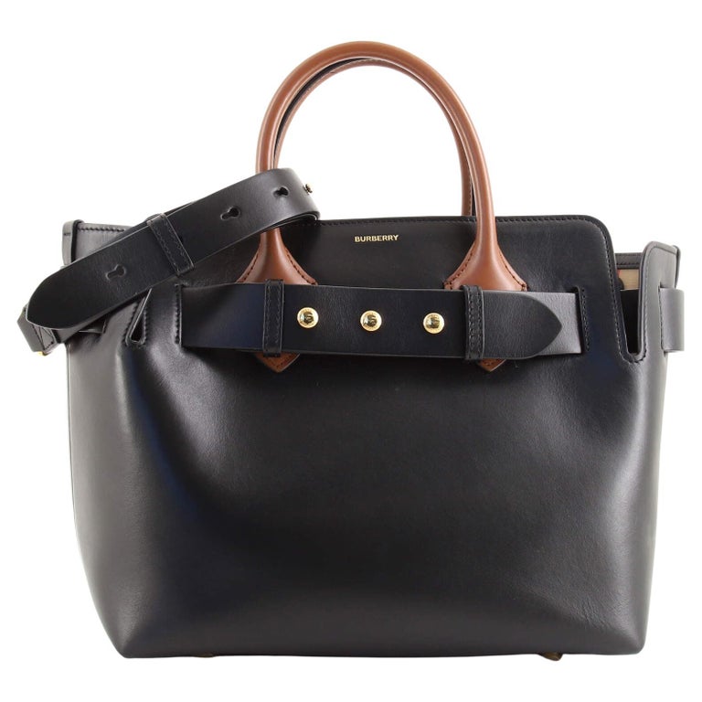 Burberry Belt Tote Leather Small For Sale at 1stDibs