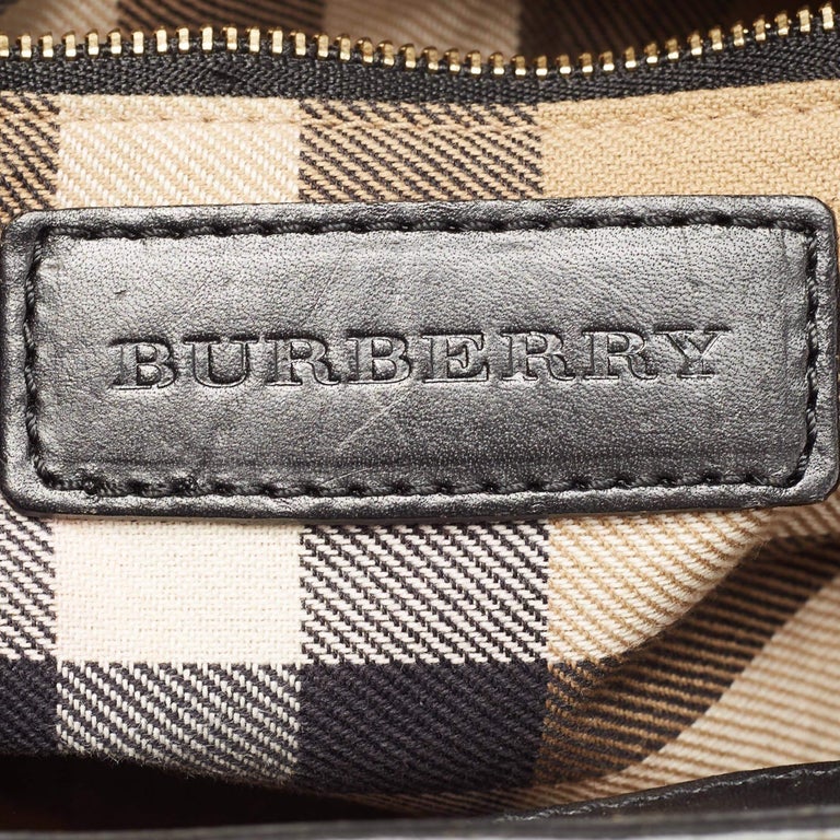 Burberry Black Leather Dutton Crossbody Bag For Sale at 1stDibs