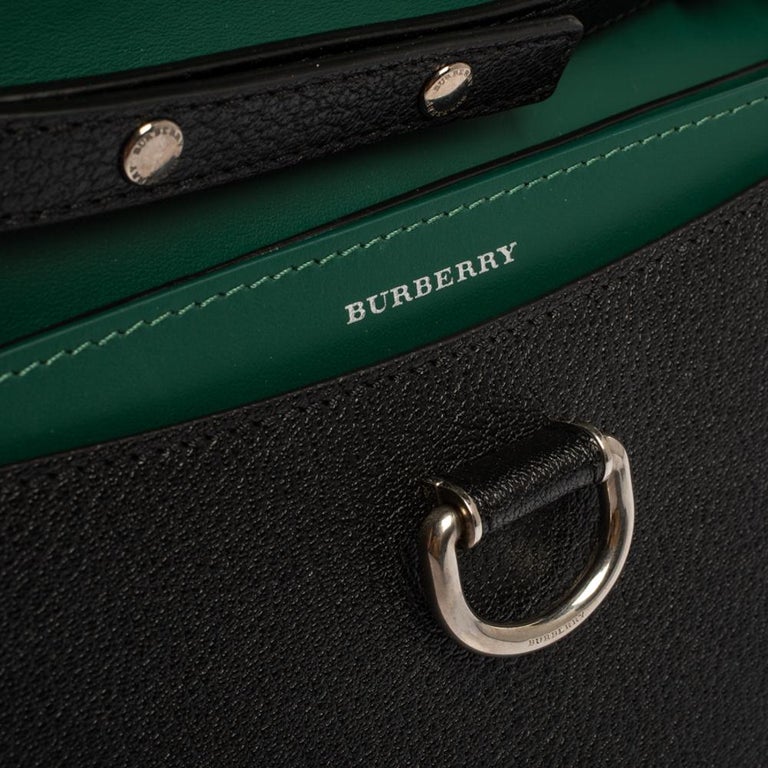 Burberry Black Leather Percy Crossbody Bag at 1stDibs