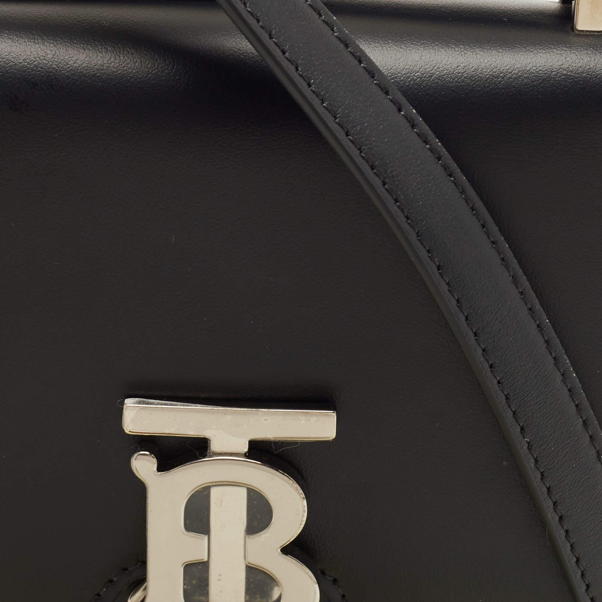 Burberry Black Leather Robin Crossbody Bag For Sale at 1stDibs
