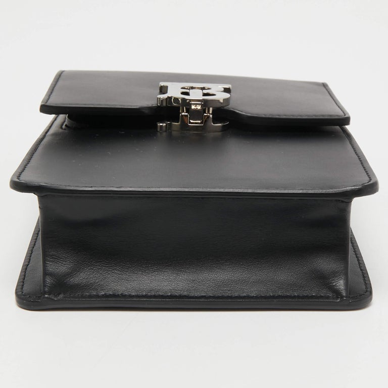 Burberry Black Leather Robin Crossbody Bag For Sale at 1stDibs